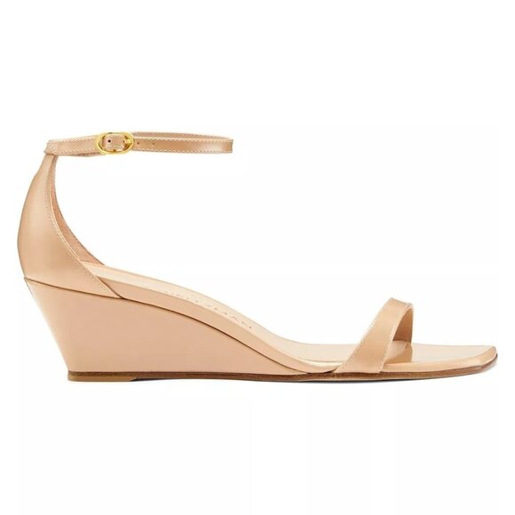 Stuart Weitzman | Shoes | 45 Stuart Weitzman Nudistcurve Wedge Sandal ...
